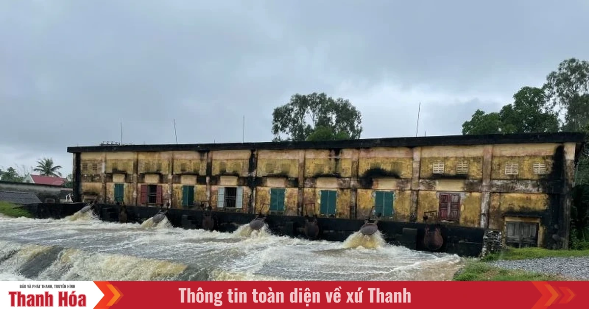 40 trạm bơm tiêu đồng loạt vận hành tiêu thoát lũ