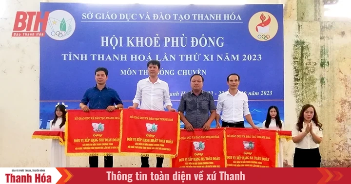 Bế mạc các môn thi đấu trong chương trình Hội khỏe Phù Đổng tỉnh Thanh ...