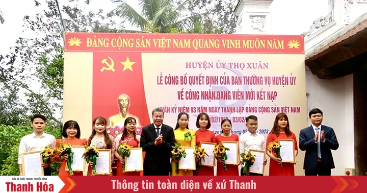 Thọ Xuân chú trọng công tác phát triển đảng viên