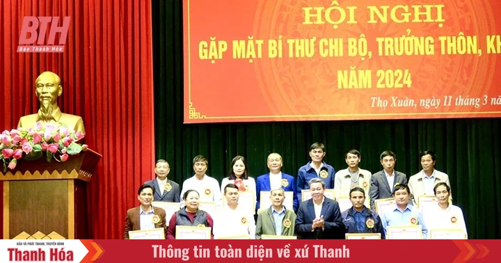 Thọ Xuân chú trọng nâng cao chất lượng hoạt động thôn, khu phố